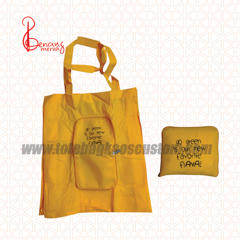 Tas Lipat Spunbond Flava | Goodie Bag | Totebagkaoscustome